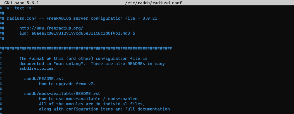 How to install FreeRADIUS server on Linux — Instruction