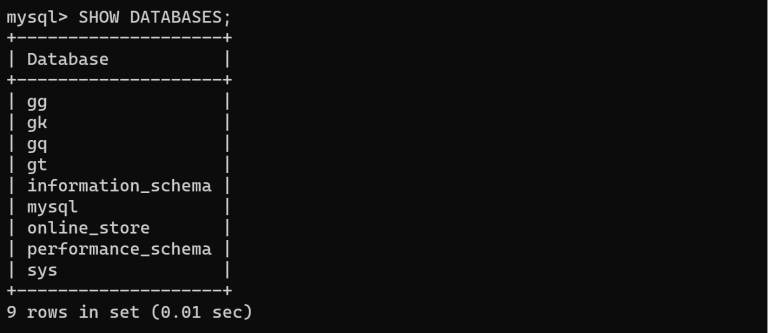 How To Show The List Of All Databases In Mysql Serverspace Tutorials 2559