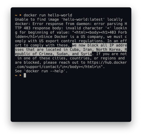 Docker 403 error, how to fix it? - Serverspace.us